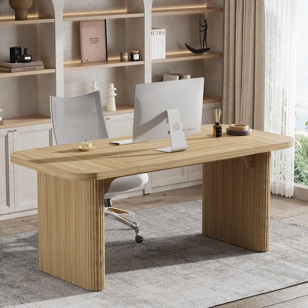 Light colored wood desk store