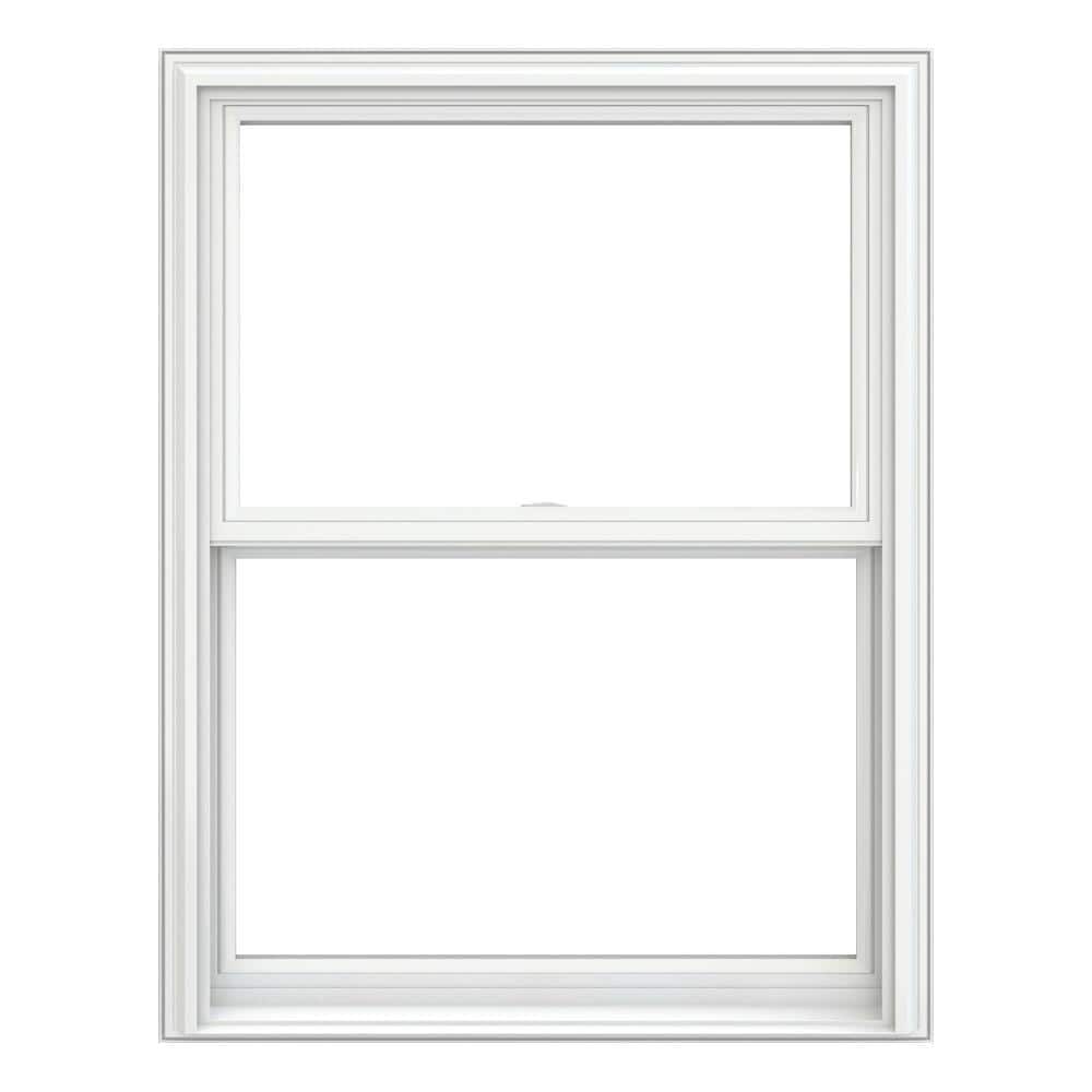 JELD-WEN V-2500 Series 31.75 in. x 53.5 in. Double Pane Double Hung ...