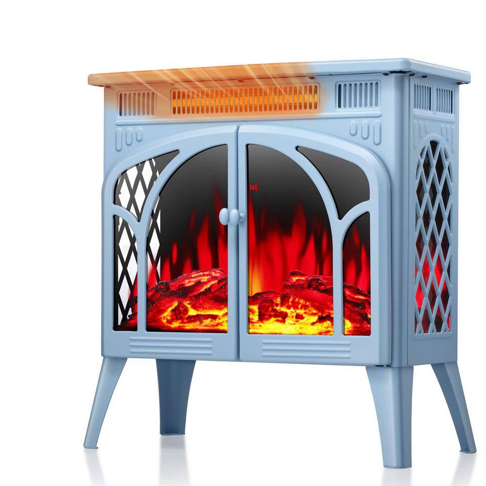 300 sq. ft. Electric Stove in Blue with Remote Control MYSL121 - The ...