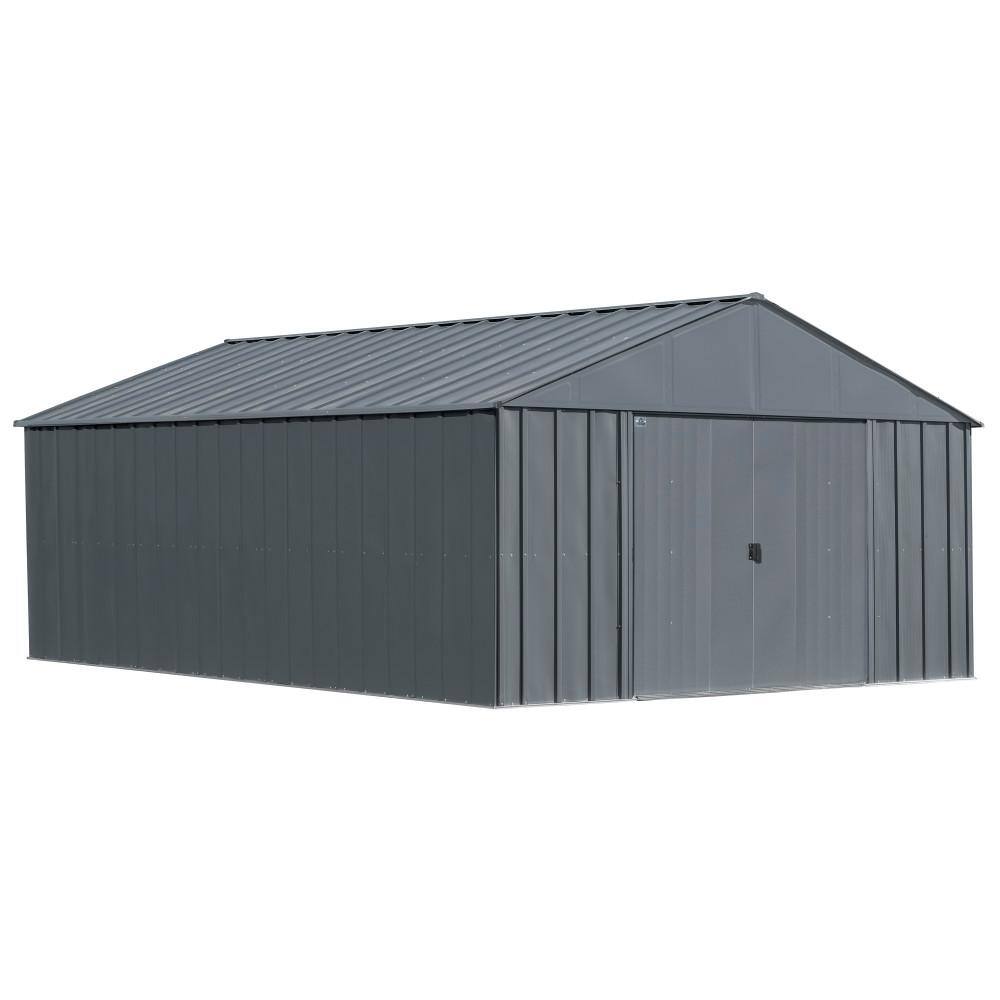 Arrow Classic Storage Shed 17 ft. W x 12 ft. D x 8 ft. H Metal Shed 194 ...