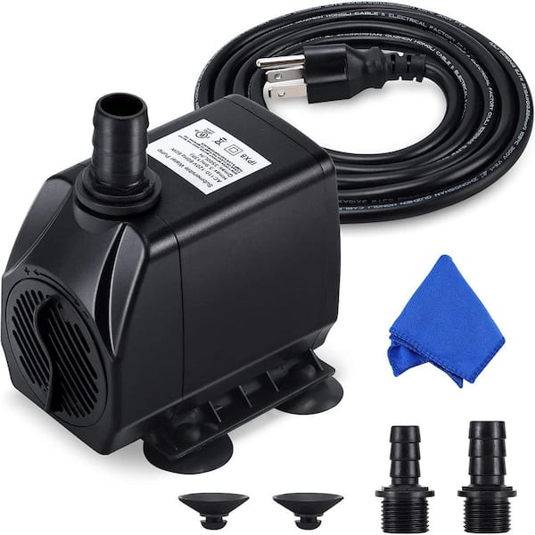 880 GPH Submersible Fountain Water Pump, 60W Outdoor Durable Pump with ...
