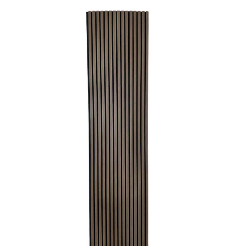 Ejoy 12.6 in. x 106 in. x 0.8 in. Acoustic Vinyl Wall Cladding Siding ...