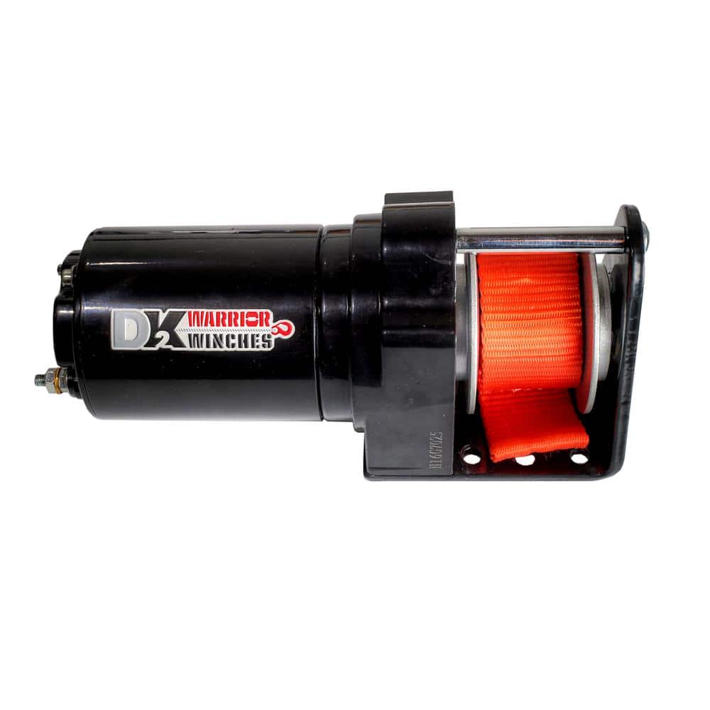 DK2 Warrior 3,000 lbs. Capacity 12-Volt Snow Plow Winch EW8020 - The ...