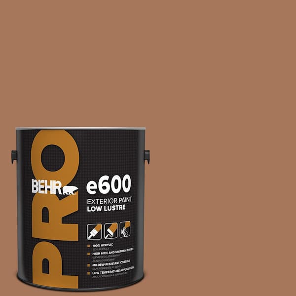 BEHR PRO 1 gal. #240F-5 Toasted Chestnut Low Luster Exterior Paint ...