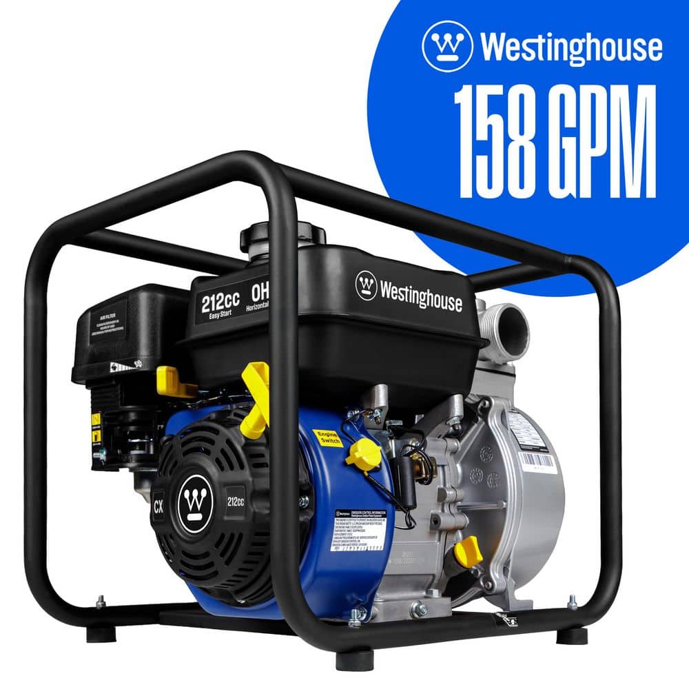 Westinghouse 2 in. Gas Powered Semi Trash Water Pump WP160 - The Home Depot