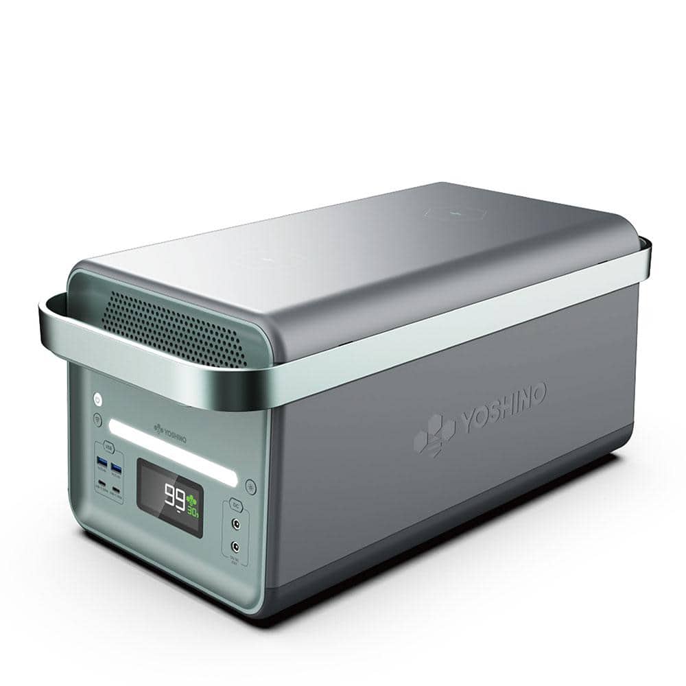 YOSHINO Solid-State Portable Power Station, 4,000W /6,000W Peak, Push ...