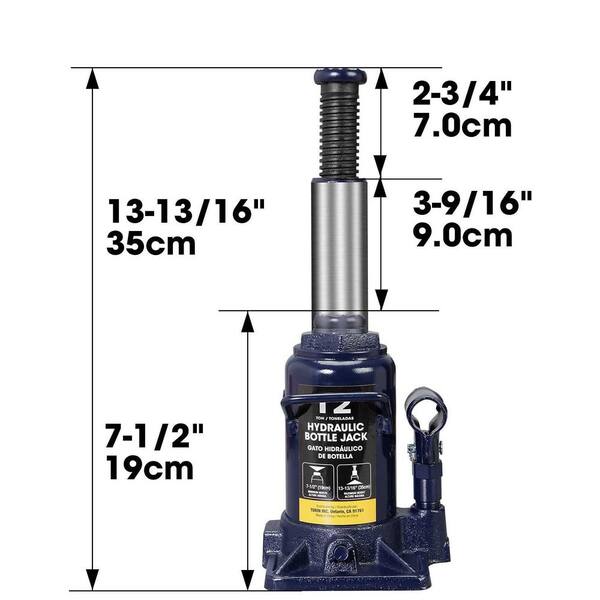 Hydraulic Jack Sizes