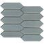 EMSER TILE Picket Silver Glossy 9.53 in. x 10.94 in. x 0.8mm Glass Mesh ...