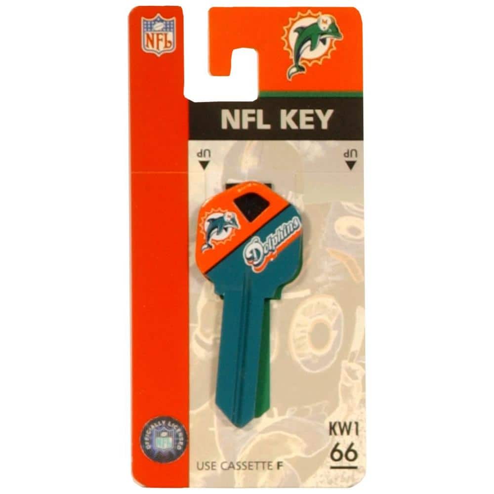 Hillman #66 NFL Miami Dolphins Key Blank 89787 - The Home Depot