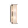ALORA Abbott 15-in 2 Light 60-Watt Polished Nickel/Alabaster Vanity ...