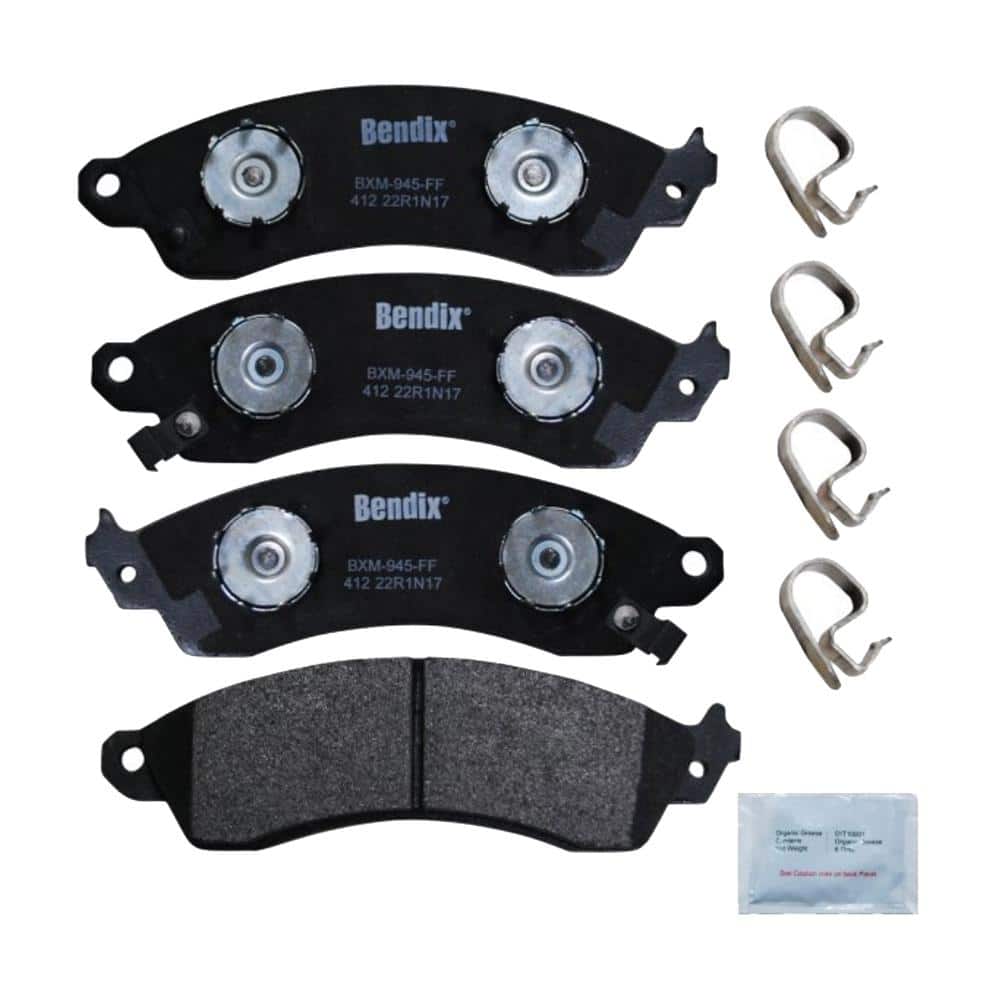 Bendix Premium Copper Free Semi-Metallic BPR Disc Brake Pad - Front ...