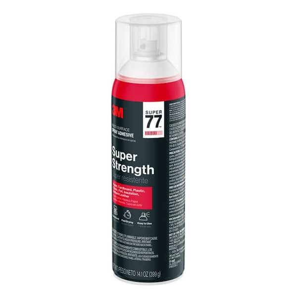 3M 14.1 oz. Super 77 Multipurpose Spray Adhesive 77-NAT - The Home Depot
