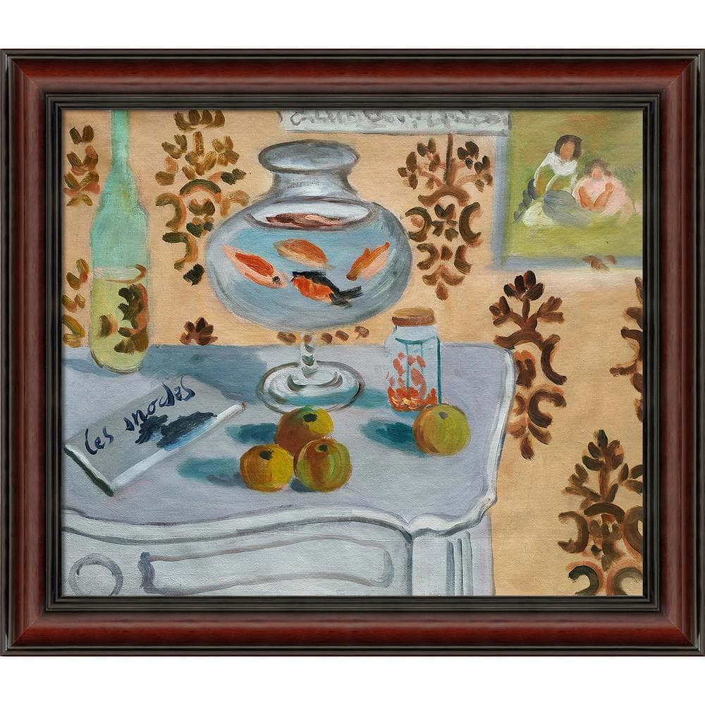 LA PASTICHE The Goldfish Bowl by Henri Matisse Grecian Wine Framed ...