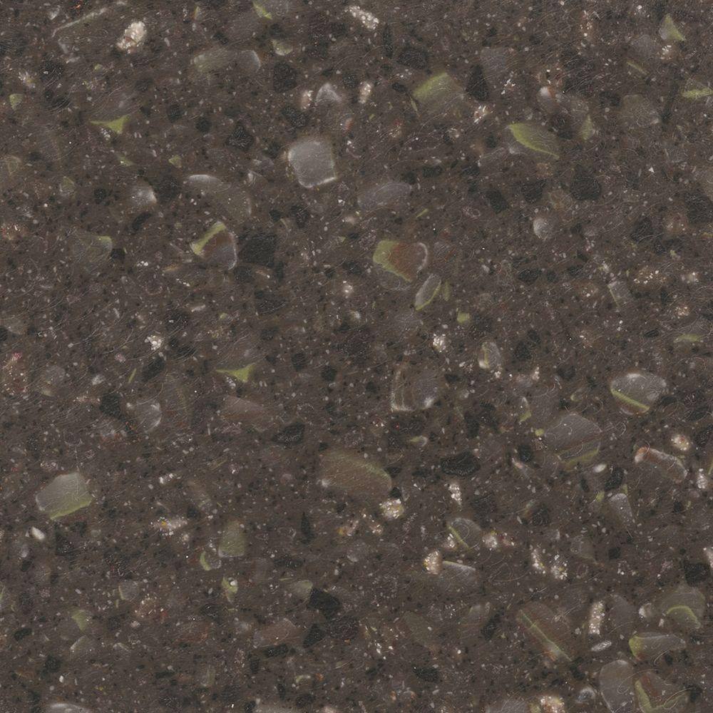 LG Hausys HI-MACS 2 in. Solid Surface Countertop Sample in Dorado LG ...
