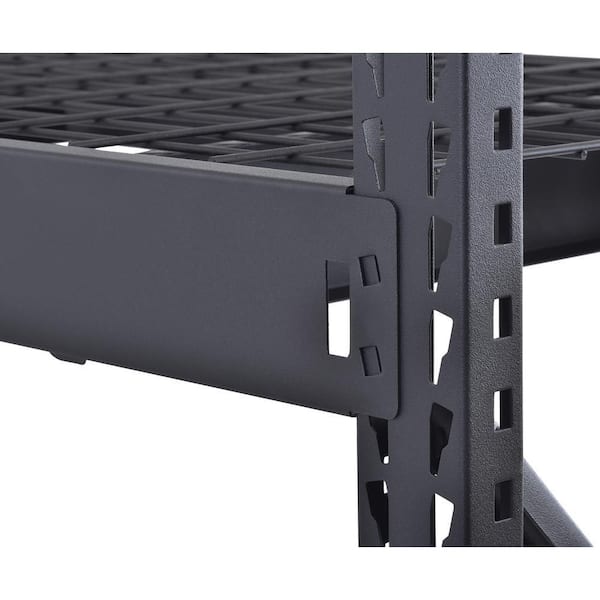 Husky 4-Shelf Metal Industrial Duty Freestanding Garage Storage ...