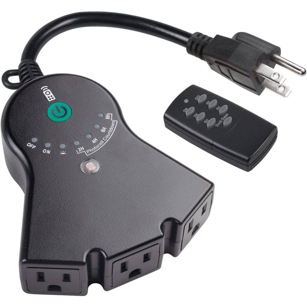 Lukyamzn 15Amp Chronologic 480 min. Outdoor Dusk to Dawn Light Sensor ...