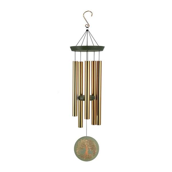 Justincity 36 in. Metal Wind Chimes Outdoor Garden Decor Tree of Life ...