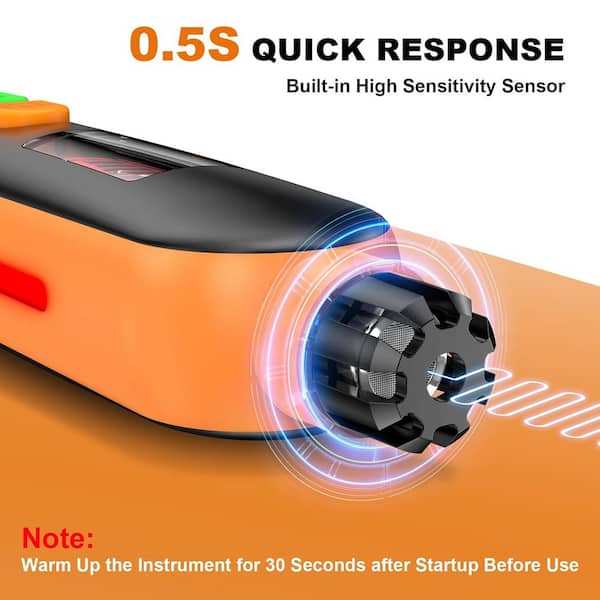 Ahfiwaso Battery Operated Rechargeable Natural Gas Leak Detector with ...