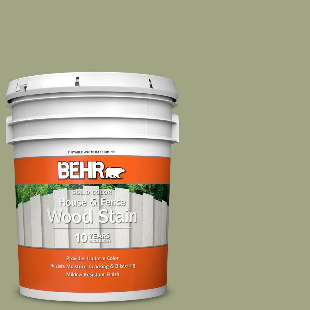 BEHR 5 gal. #410F-4 Mother Nature Solid Color House and Fence Exterior ...
