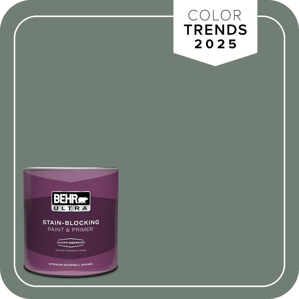 BEHR ULTRA 1 qt. #N420-5 Boreal Extra Durable Eggshell Enamel Interior ...