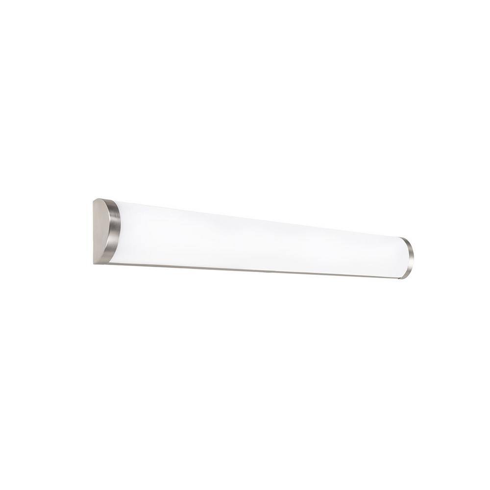 WAC LIMITED Fuse 27 in. 3000K Brushed Nickel ENERGY STAR LED Vanity ...