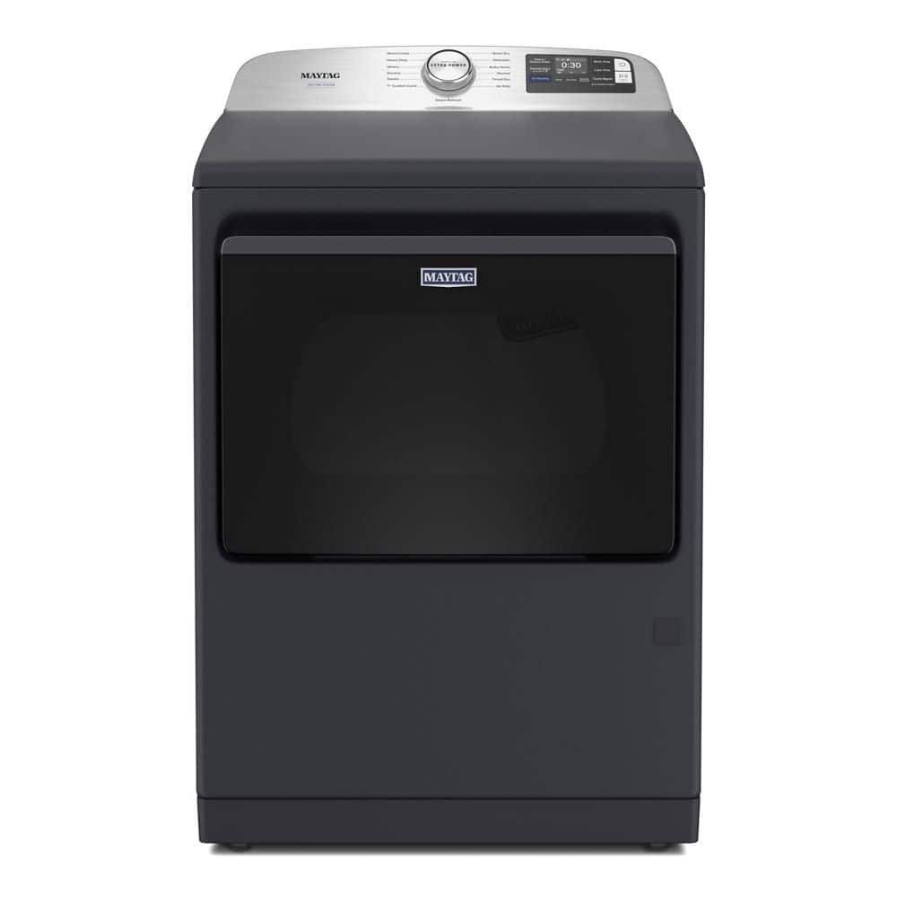 Maytag 7.4 cu. ft vented Top Load Electric Dryer in Midnight Steel with ...