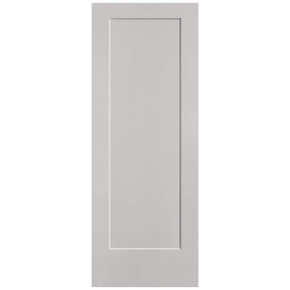 Masonite 30 in. x 80 in. 1-Panel Lincoln Park Single Bore Solid Core ...