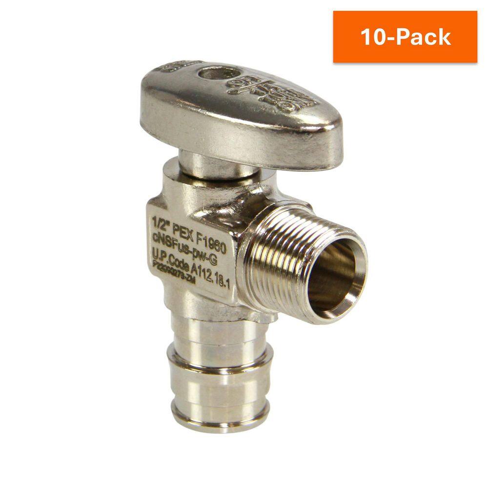 Uponor ProPEX 1/2 in. PEX-A Expansion Barb x 3/8 in. OD Compression ...