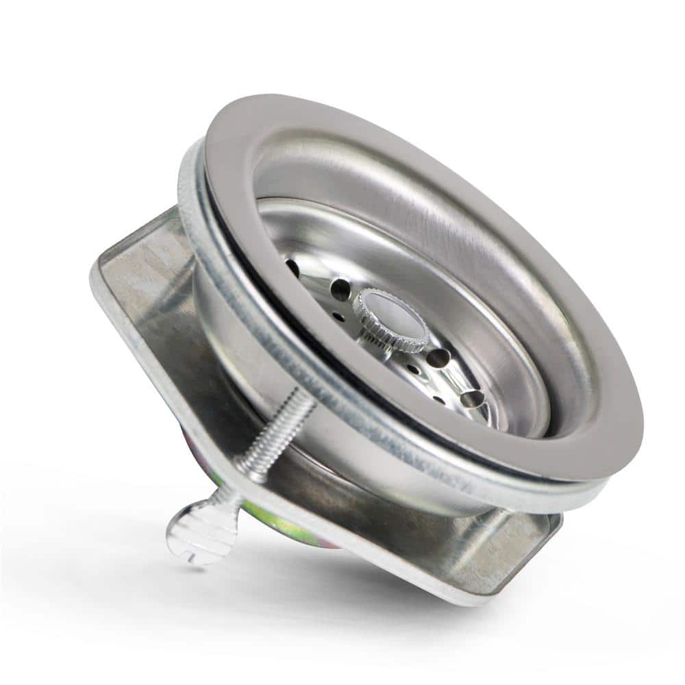 PLUMBFLEX 3-1/2 in. - 4 in. Kitchen Sink EZ Connect Stainless Steel ...