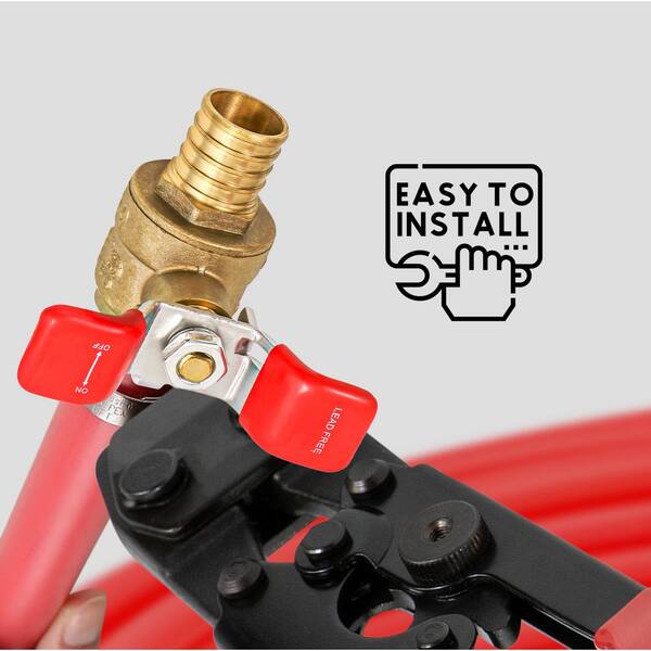 SUPPLY GIANT Brass Ball Valve SUPPLY GIANT 1-Inch Full Port Ball Valve ...