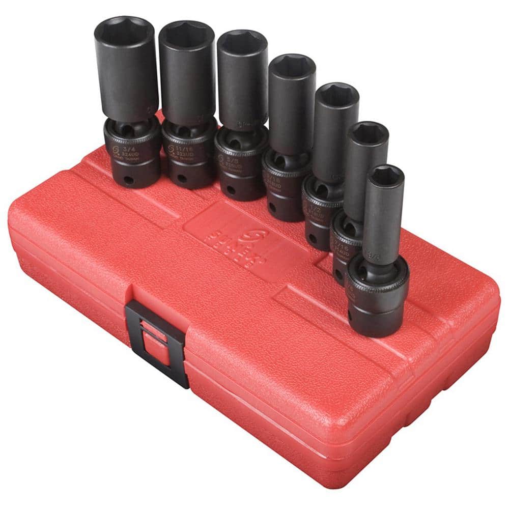 SUNEX TOOLS Impact Socket Set (7-Piece) SUN3656 - The Home Depot