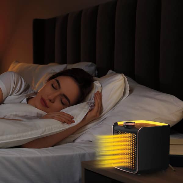 4944 BTU Fan Heater Electric Personal Space Heater Furnace with 2 Adjustable Settings HEATIHP PD24 The Home Depot