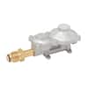 Flame King 2-Stage Propane Gas RV Regulator with POL Valve Connection ...