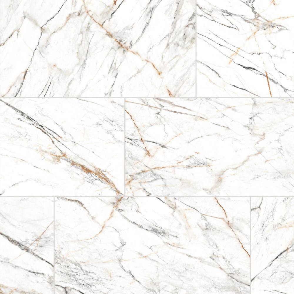 Florida Tile Home Collection Picasso White Matte 24 in. x 48 in ...