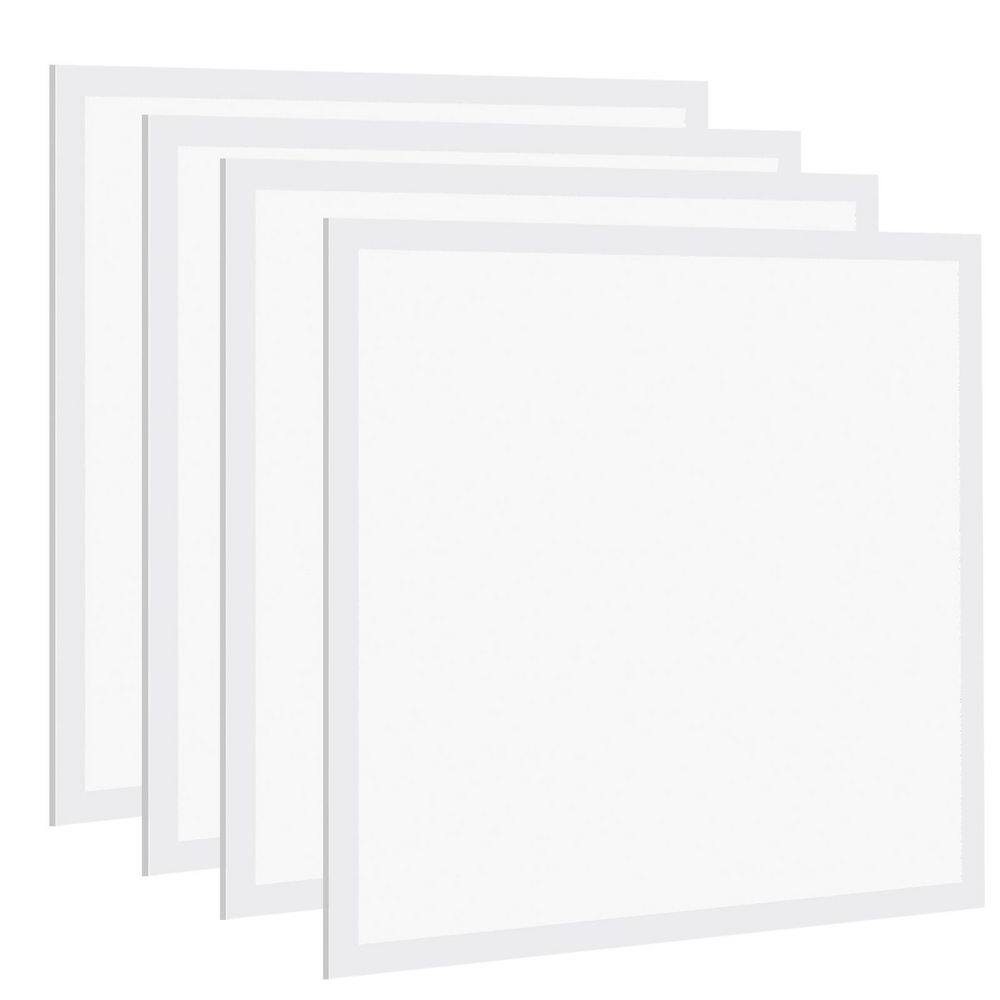 WYZM 2 ft. x 2 ft. 5800 Lumens Integrated LED Flat Panel Light, 5000K ...