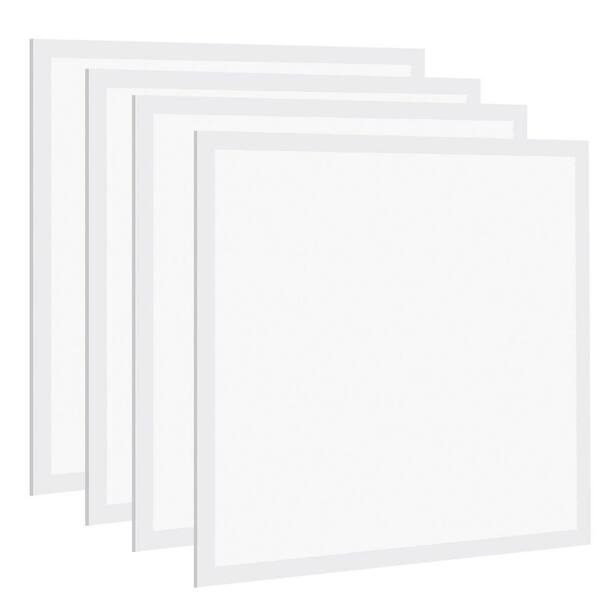 WYZM 2 ft. x 2 ft. 5800 Lumens Integrated LED Flat Panel Light, 5000K ...