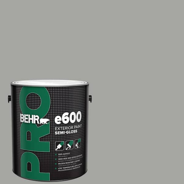 BEHR PRO 1 gal. #PPU24-18 Great Graphite Semi-Gloss Acrylic Exterior ...