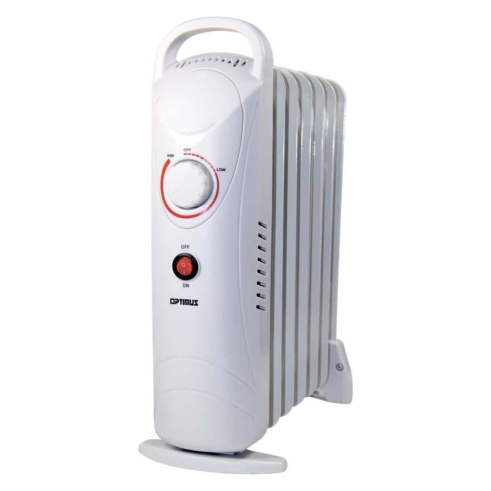 Optimus 700-Watt Electric Oil-Filled Radiant Portable Heater H6003 ...