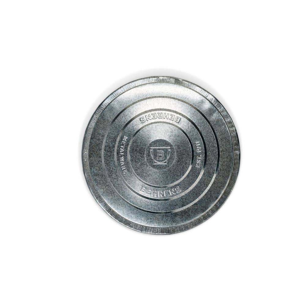 Behrens 6 Gal. Galvanized Steel Trash Can Replacement Infinity Lid ...