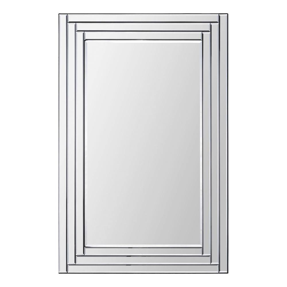 Renwil Medium Rectangle Shatter Resistant Mirror (36 in. H x 24 in. W ...