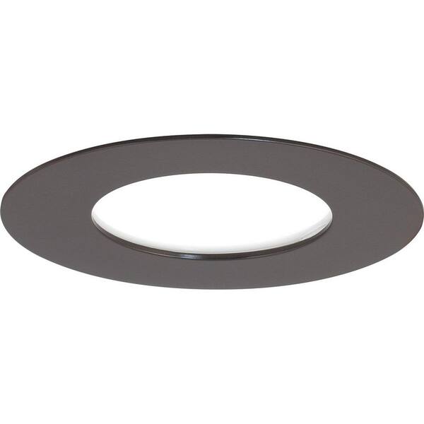 Progress Lighting 5 in. 3000 K Antique Bronze Integrated LED Recessed ...