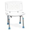 AquaSense Adjustable Bath and Shower Chair with Non-Slip Seat and ...