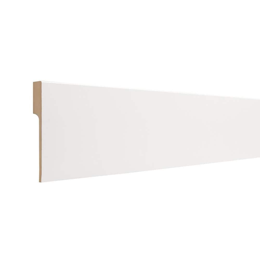 Ornamental Mouldings 7/8 in. D x 7-1/2 in. W x 94 in. L Primed MDF ...