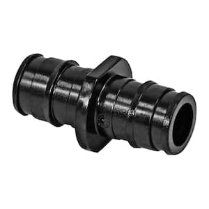 PLUMBFLEX 1 in. PEX-A Coupling Pipe Fitting Plastic Poly Alloy Expansion Barb in Black ...