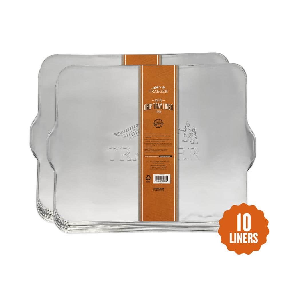 Traeger Drip Tray Liner for Pro 575/22 Series (10-Pack) HD0027 - The ...