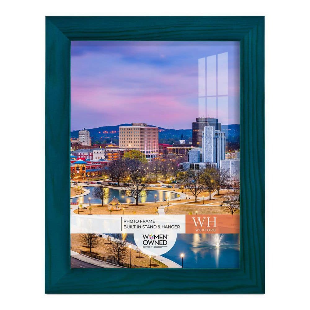 Wexford Home Woodgrain 6 in. x 8 in. Ocean Blue Picture Frame WF502E ...