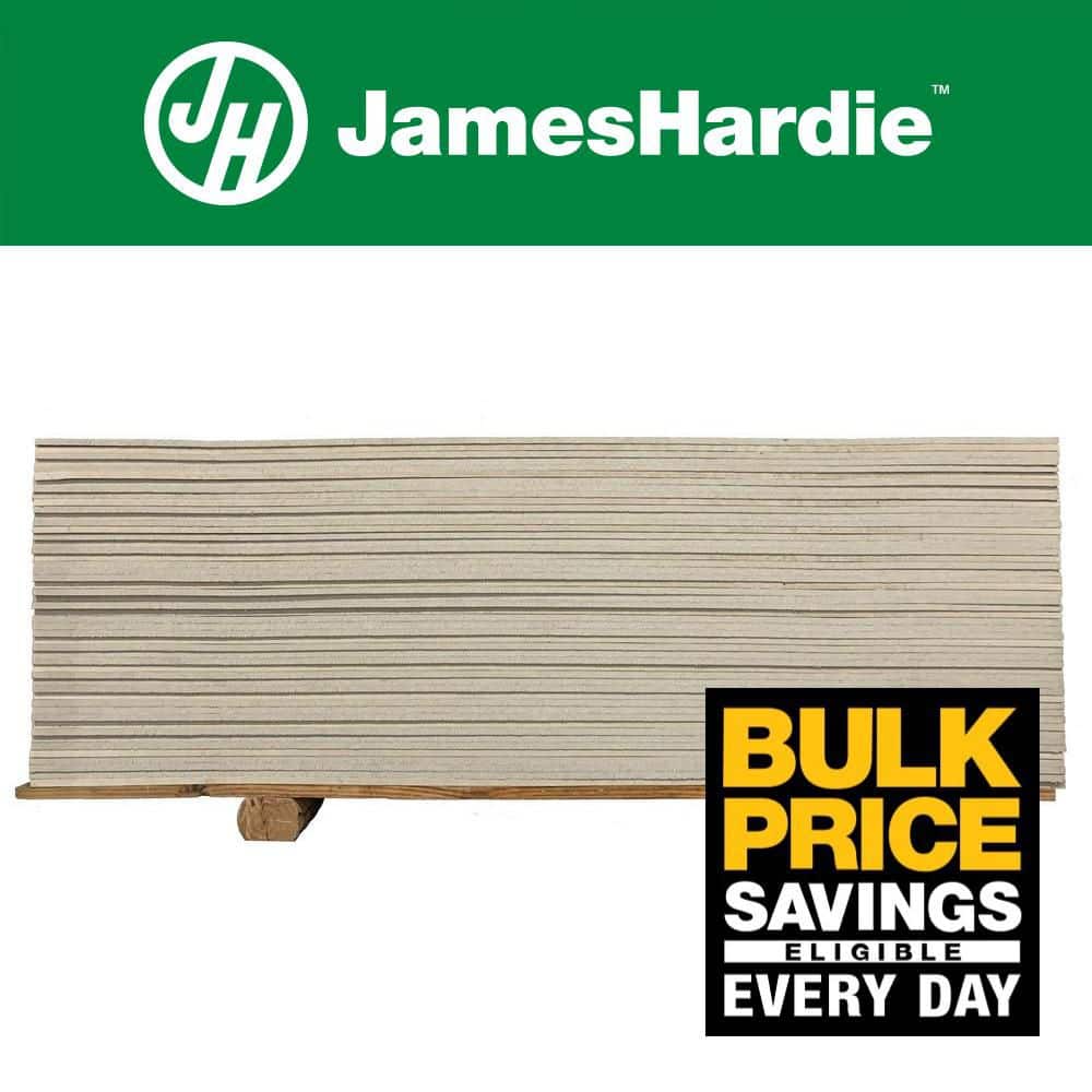 James Hardie HardieBacker 1/4 in. x 4 ft. x 8 ft. Cement Backerboard ...