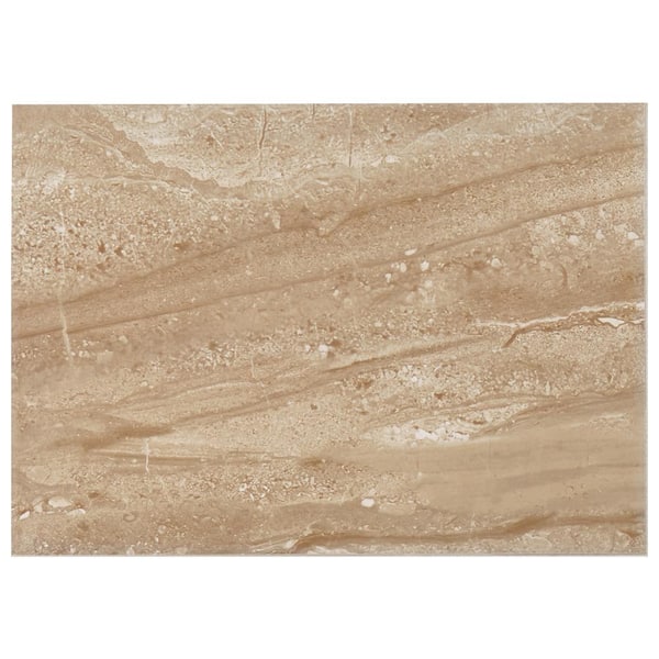 Daltile Florentine Nociolla 10 in. x 14 in. Glazed Ceramic Wall Tile ...