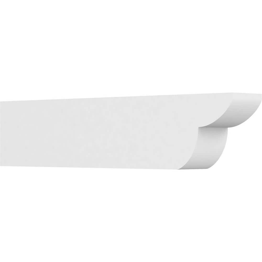 Ekena Millwork 5 in. x 8 in. x 36 in. Standard Crestline Architectural ...