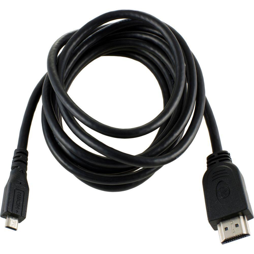GE 6 ft. HDMI A to D High Speed Cable 87717 - The Home Depot